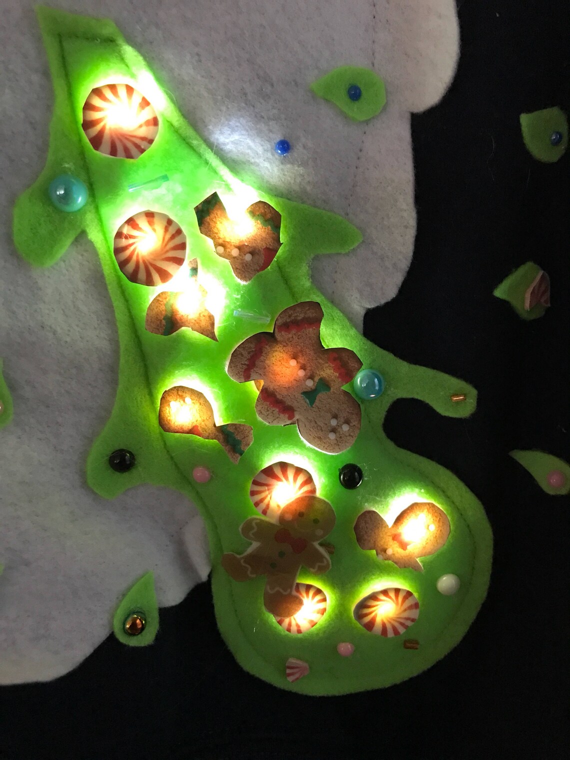 Ugly Christmas Sweater Poor Santa Vomiting up Gingerbread - Etsy