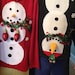 Ugly Christmas Sweater for Couples, Snowman and Snow Woman With Lights ...