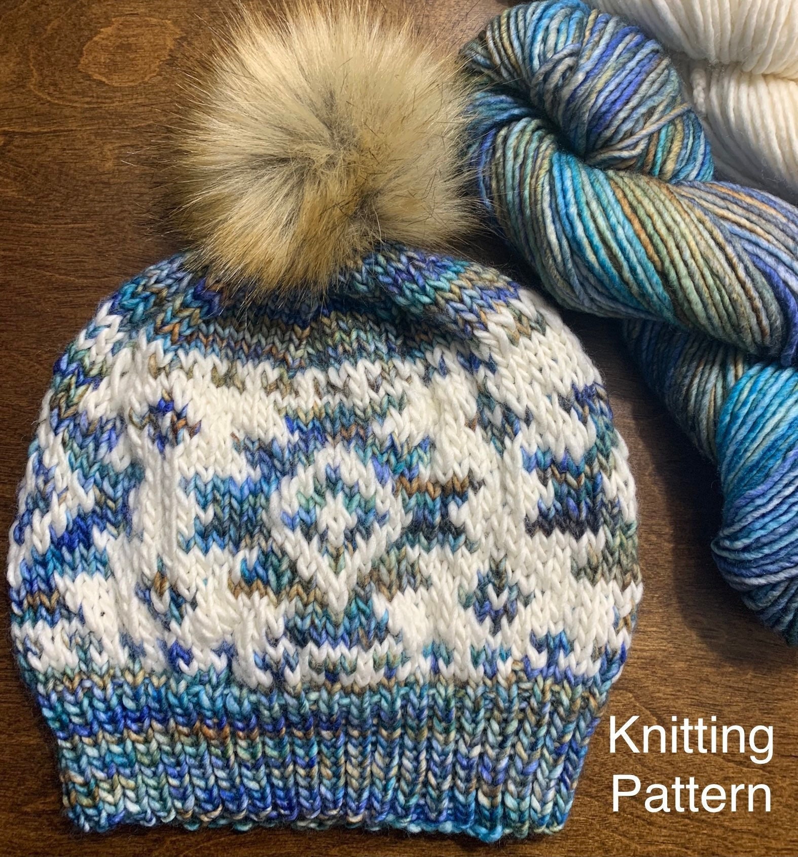 KNITTING PATTERN - Navajo Knit Hat - Etsy