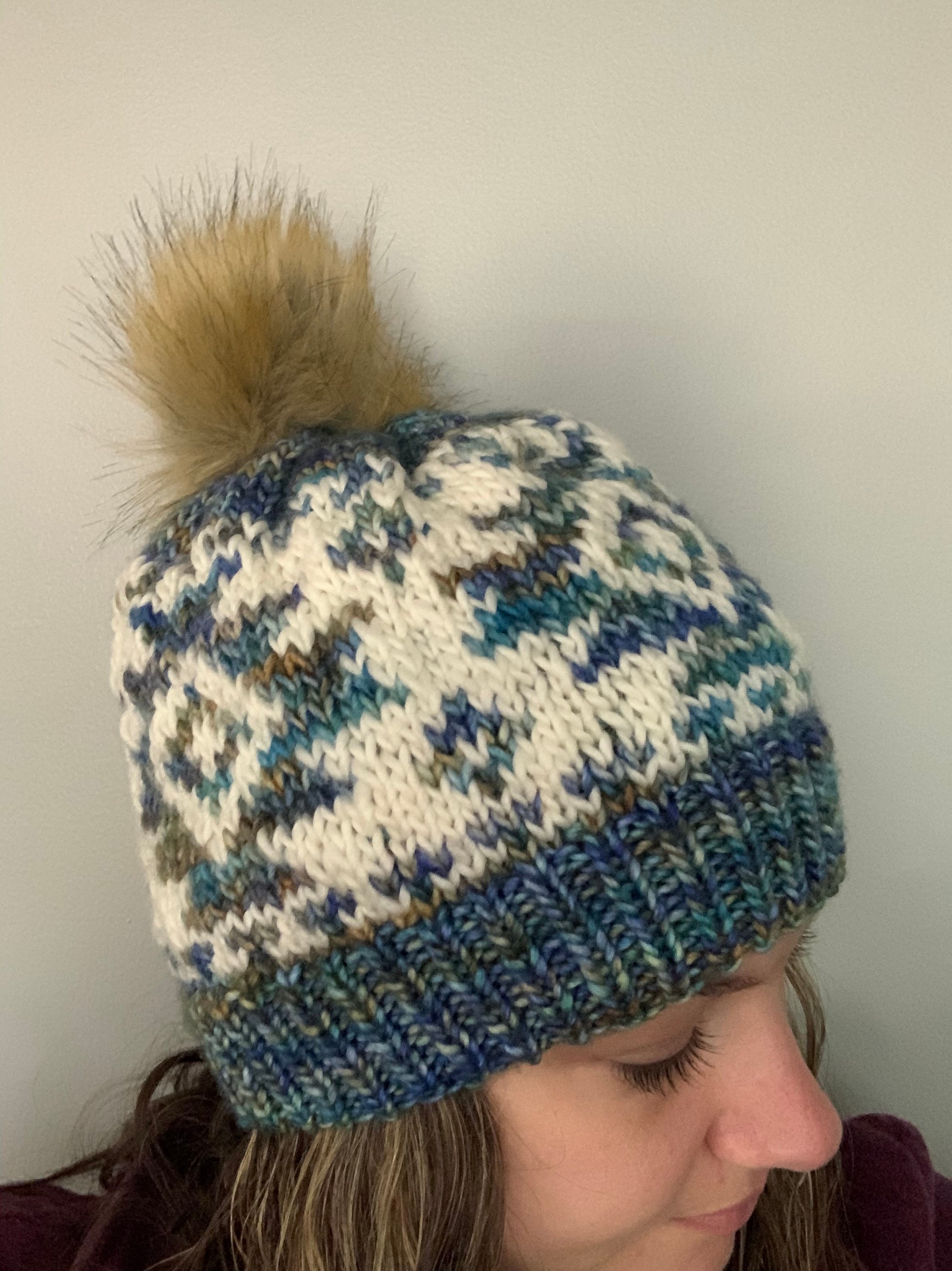 KNITTING PATTERN - Navajo Knit Hat - Etsy