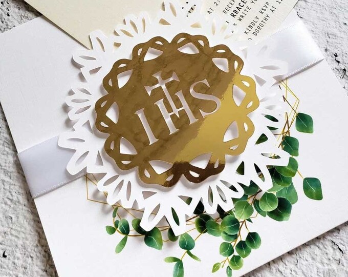 First Communion Invitation Printed Invitations 1st Holy - Etsy