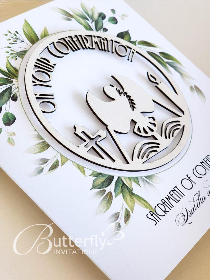 Confirmation, Sacrament of Confirmation Invitations, Confirmation ...