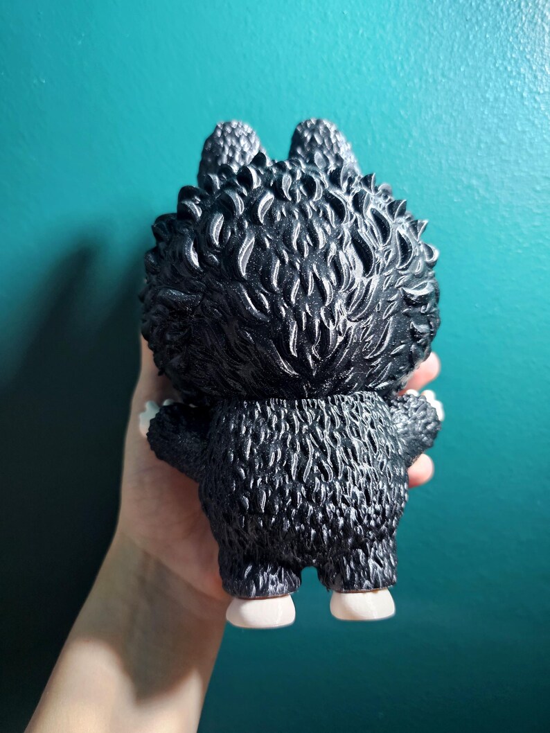 3d Printed Labubu Shimmer Sparkle Glitter Inspired Figure Doll - Etsy