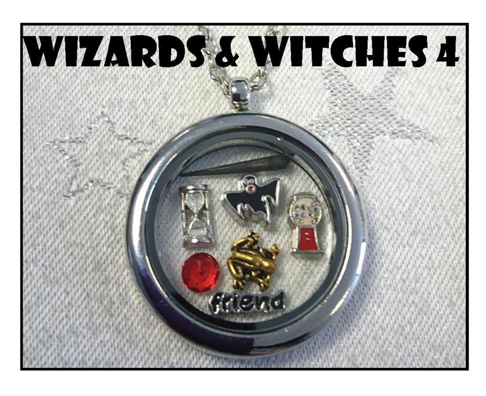 Kingsman & Wizard and Witches Inspired Floating Charm Locket | Etsy