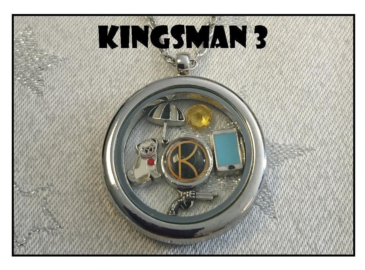 Kingsman & Wizard and Witches Inspired Floating Charm Locket eggsy ...