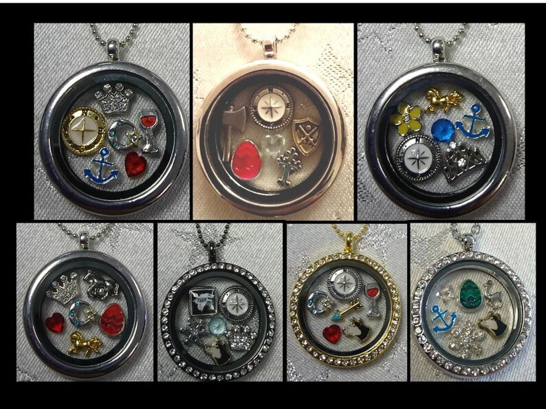 Game of Thrones Lockets tyrian/baratheon/tyrell/jon Snow/winter is ...