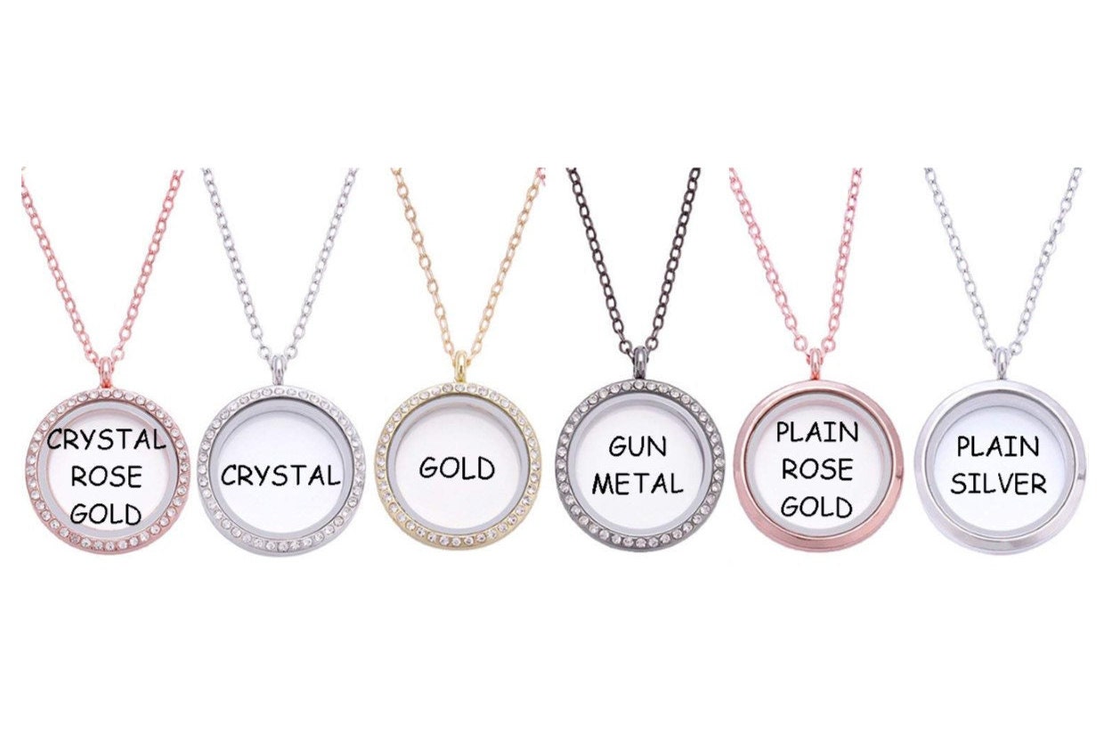 CREATE YOUR OWN Personalised Bespoke Floating Charm Locket | Etsy