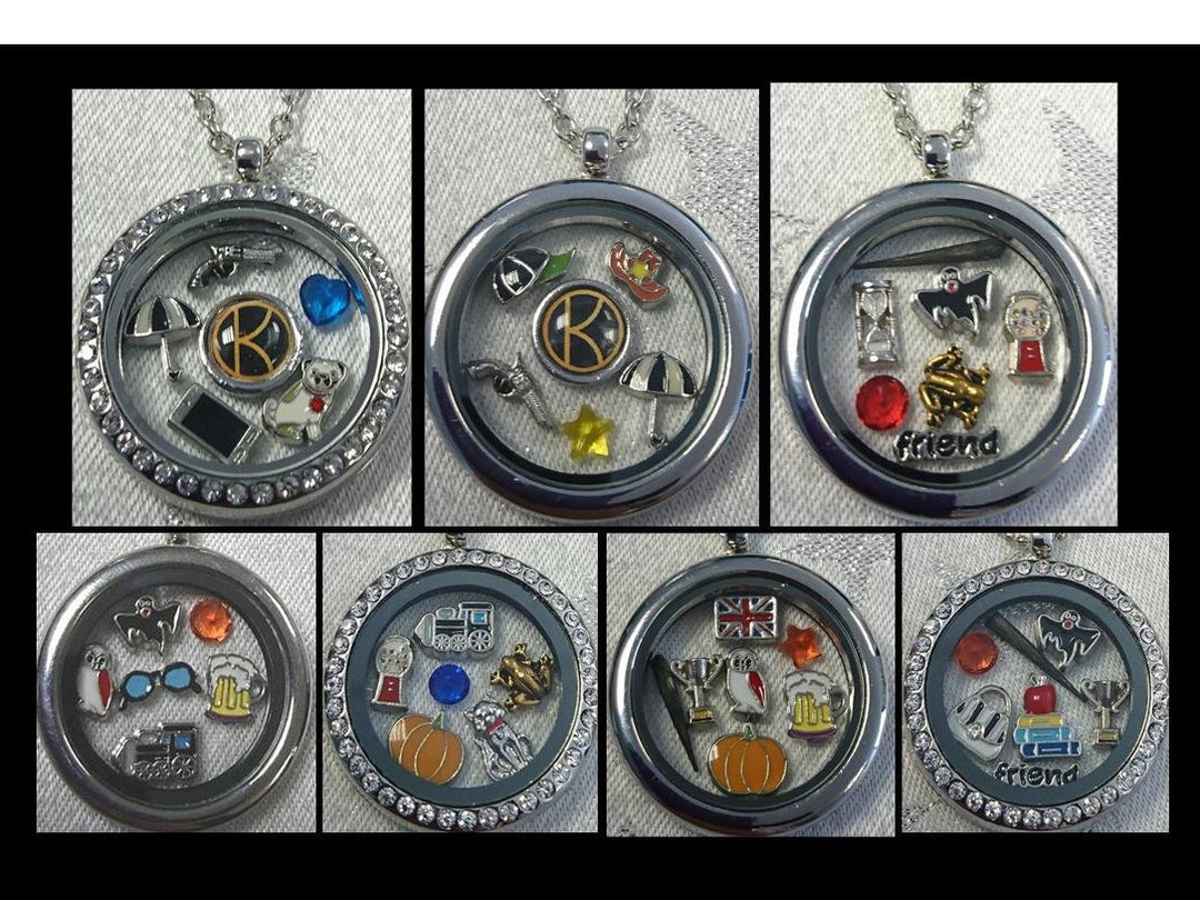 Kingsman & Wizard and Witches Inspired Floating Charm Locket eggsy ...