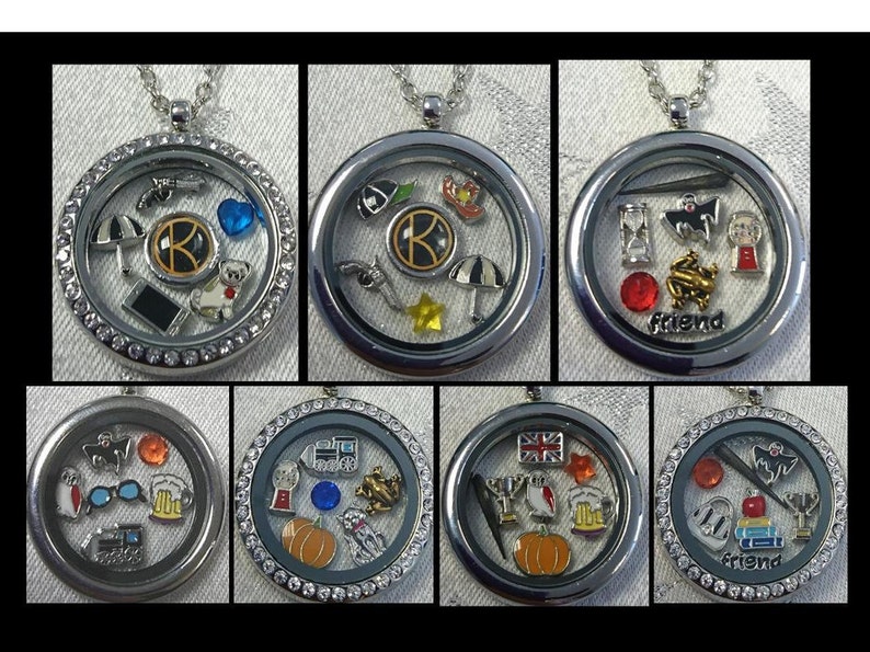 Kingsman & Wizard and Witches Inspired Floating Charm Locket eggsy ...