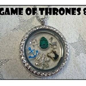 Game of Thrones Lockets tyrian/baratheon/tyrell/jon Snow/winter is ...