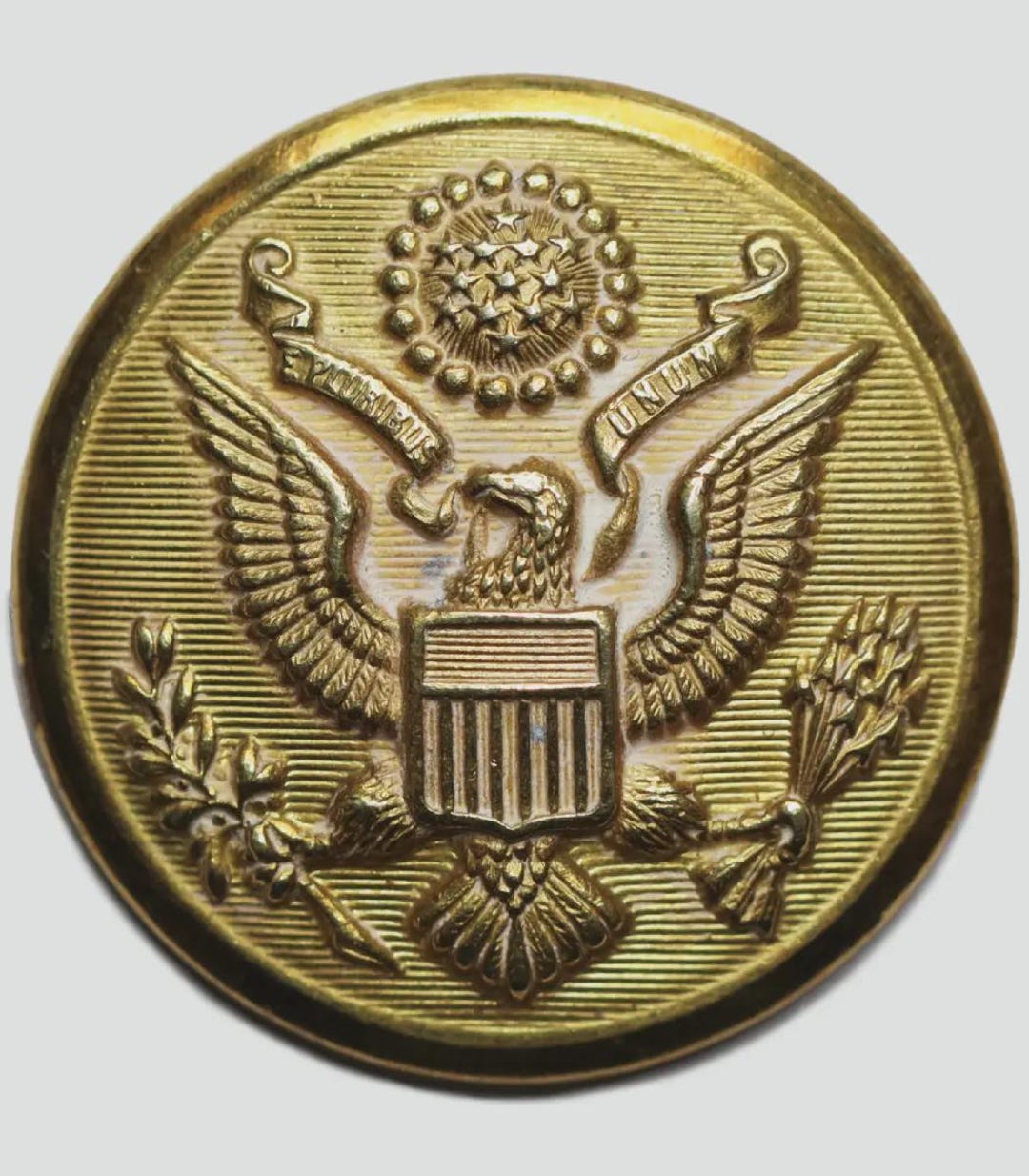 Vintage US Army Button BY Waterbury Button Co. Conn - Etsy