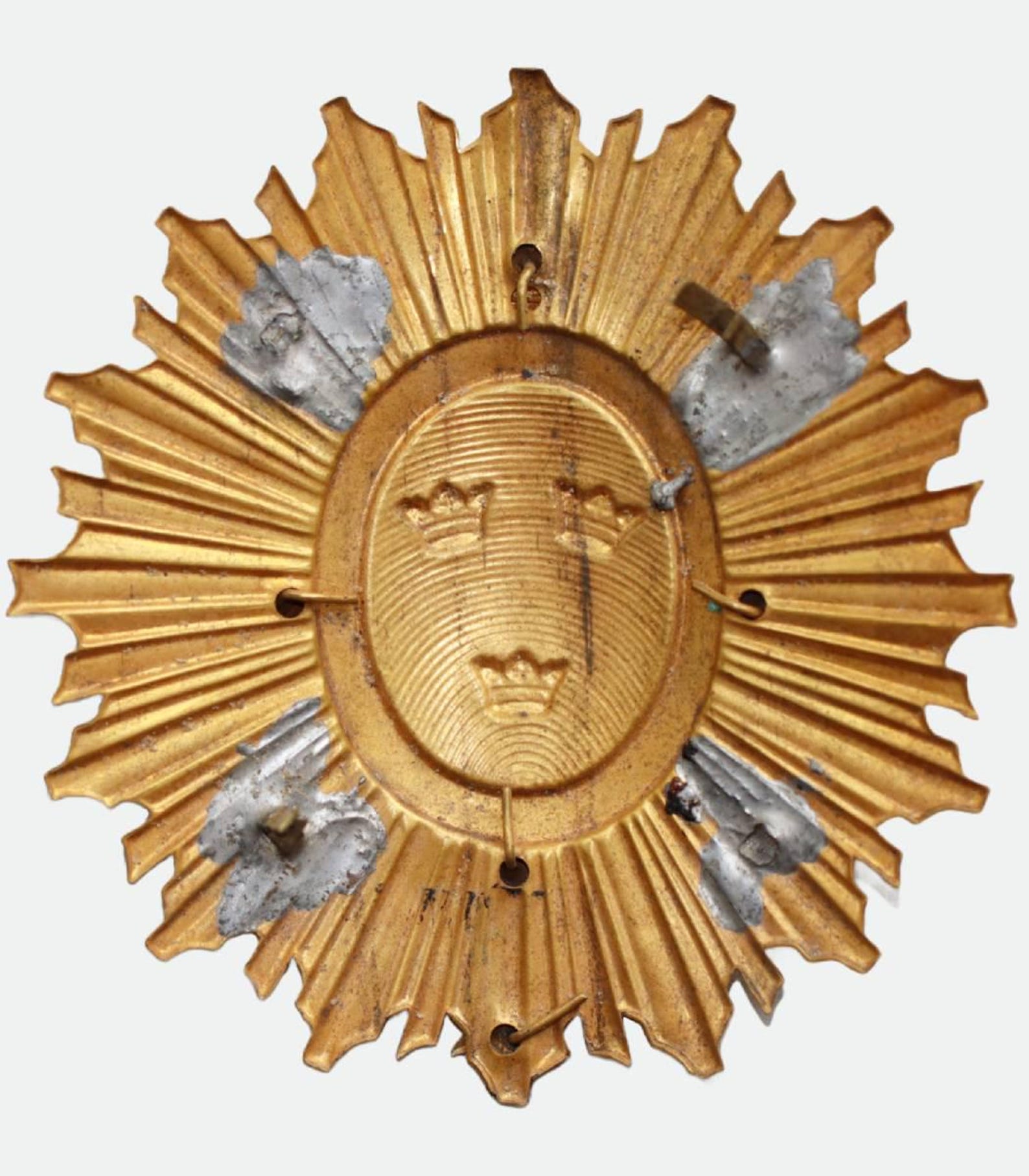 Swedish Military Artillery Shako Plate, Cap Cockade, Hat Badge M/1880 ...