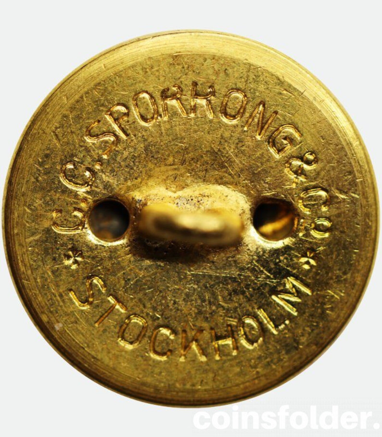 Antique Gilt Livery Button With the Family Coat of Arms of - Etsy