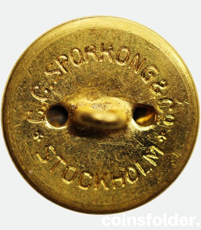 Antique Gilt Livery Button With the Family Coat of Arms of Bonde - Etsy