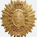 Swedish Military Artillery Shako Plate, Cap Cockade, Hat Badge M/1880 ...