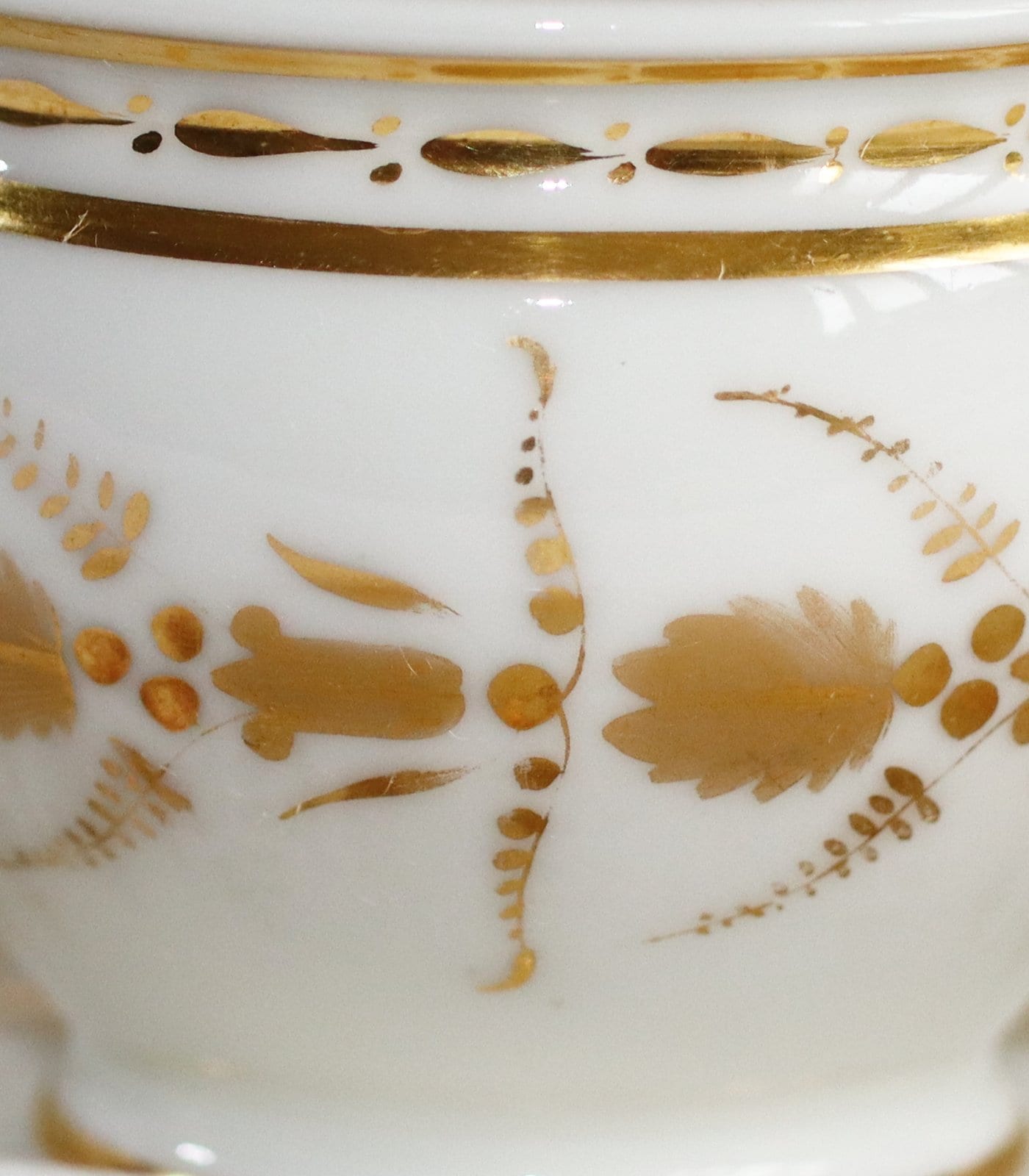 Antique Imperial Gilded Porcelain Bone China Cup With Saucer 1800s - Etsy