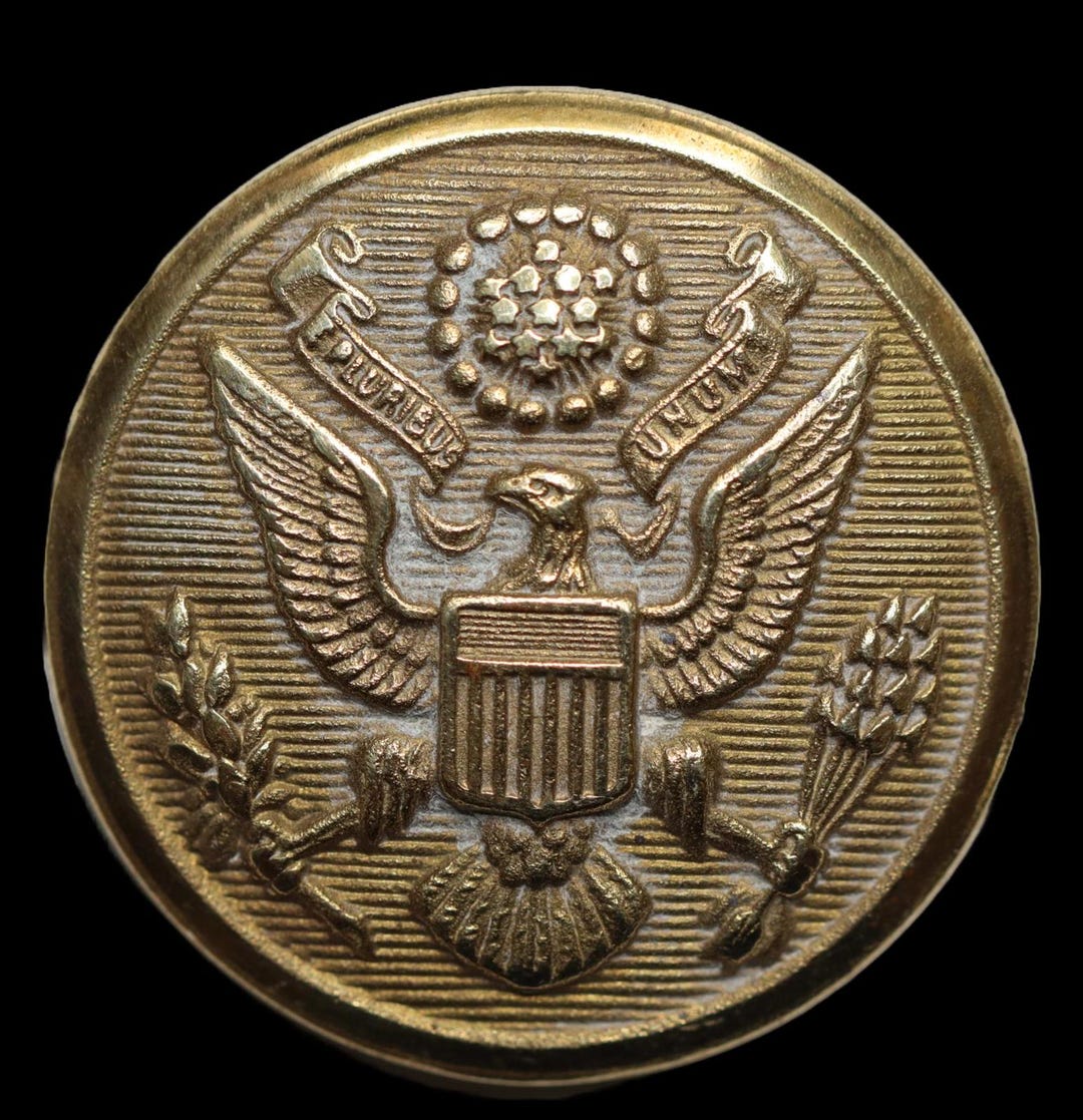 Vintage US Army Button BY Scovill Mfg Co. Waterbury - Etsy