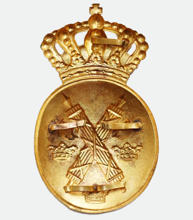 Swedish Police Hat Cap Badge, Plate, Cockade M/1926 - Etsy