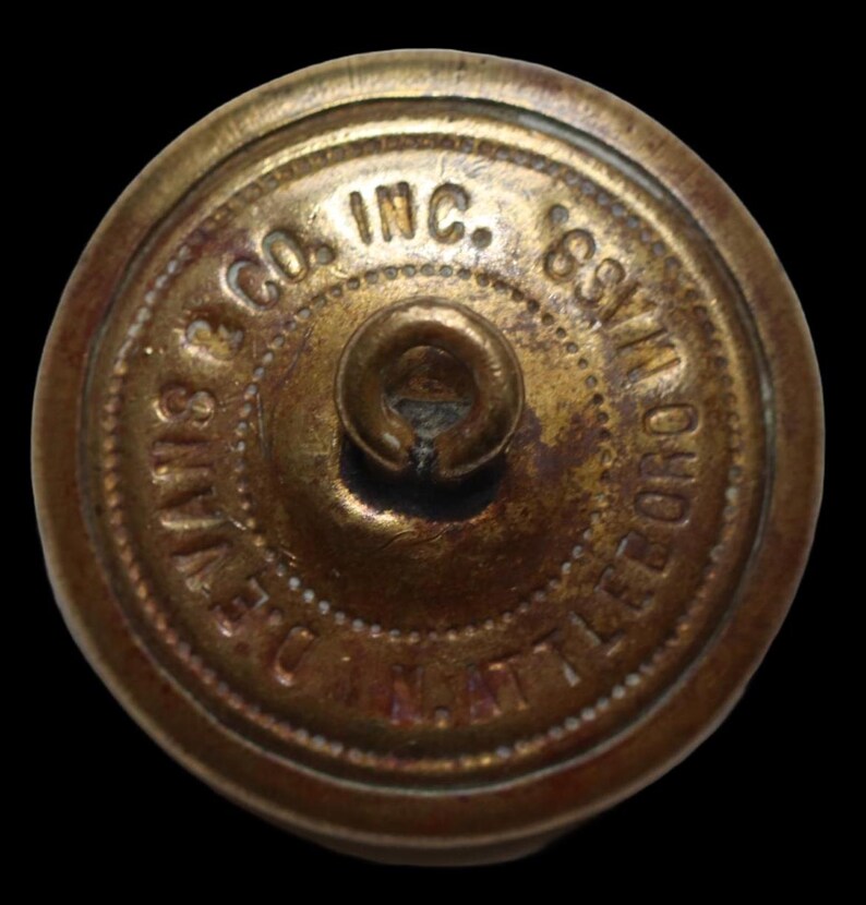 Vintage US Army Button BY Us Military D. Evans & Co. INC. N.attleboro ...