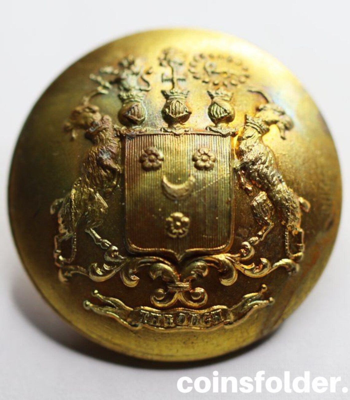 Antique Livery Button With the Family Crest of Hamilton - Etsy