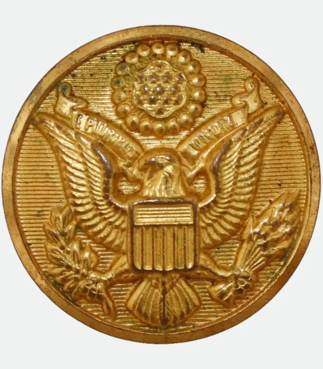 Vintage US Army Button by Waterbury Cos Conn - Etsy