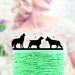 Topper One Dog Silhouettes Dogs Acrylic Cake Topper - Etsy