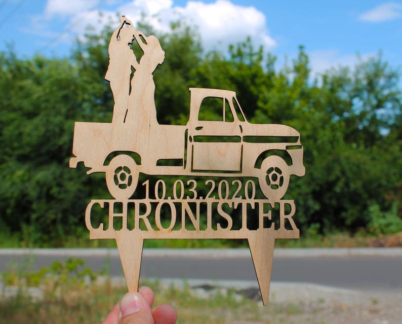 ATV Wedding Cake Topper, 4 Wheeler Cake Topper, ATV Riders Wedding Cake ...