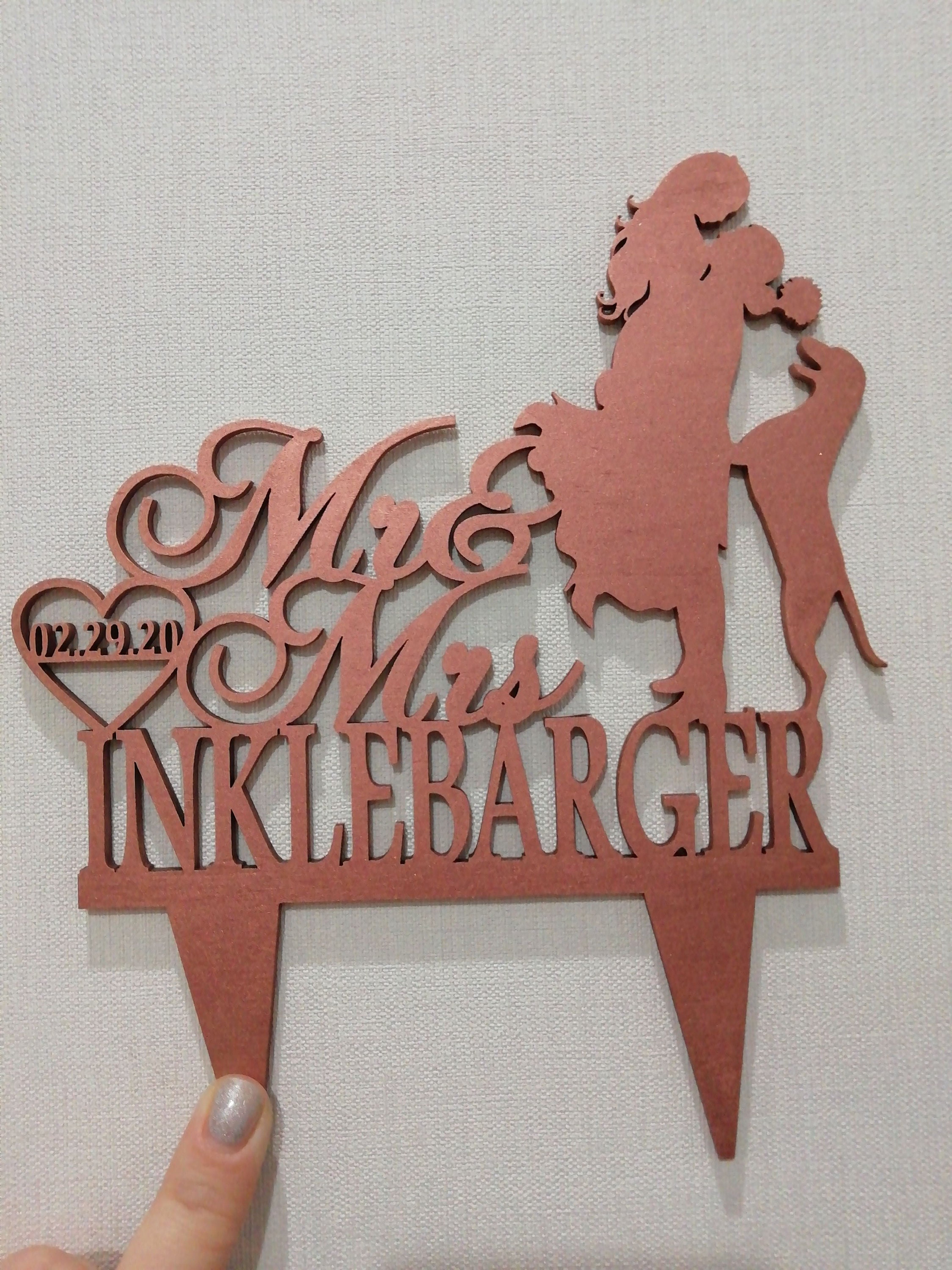 Motorcycle Trike Wedding Cake Topper With Date Groom and - Etsy