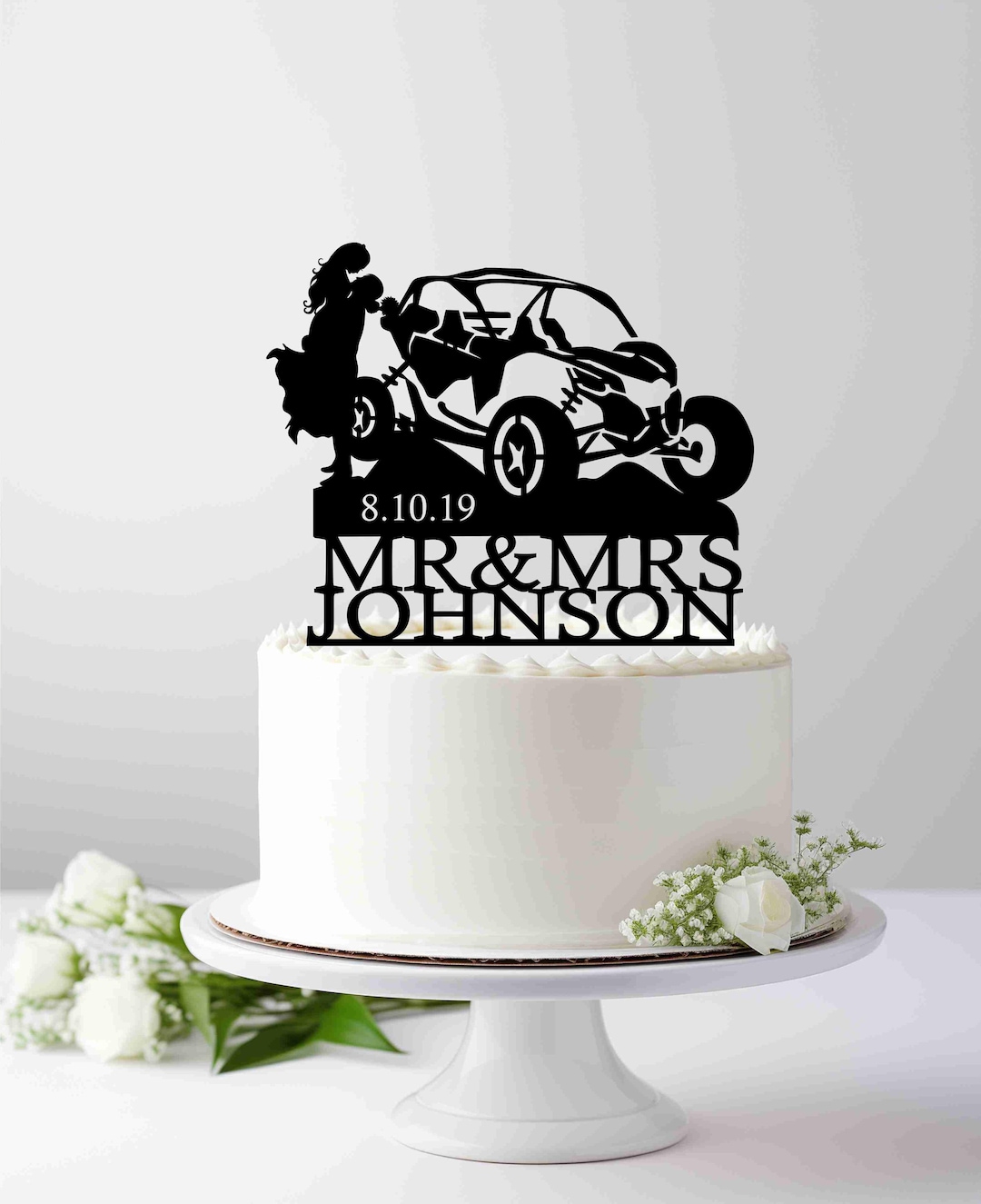 Can-am Maverick Wedding Cake Topper, 4 Wheeler Cake Topper, Can-am ...