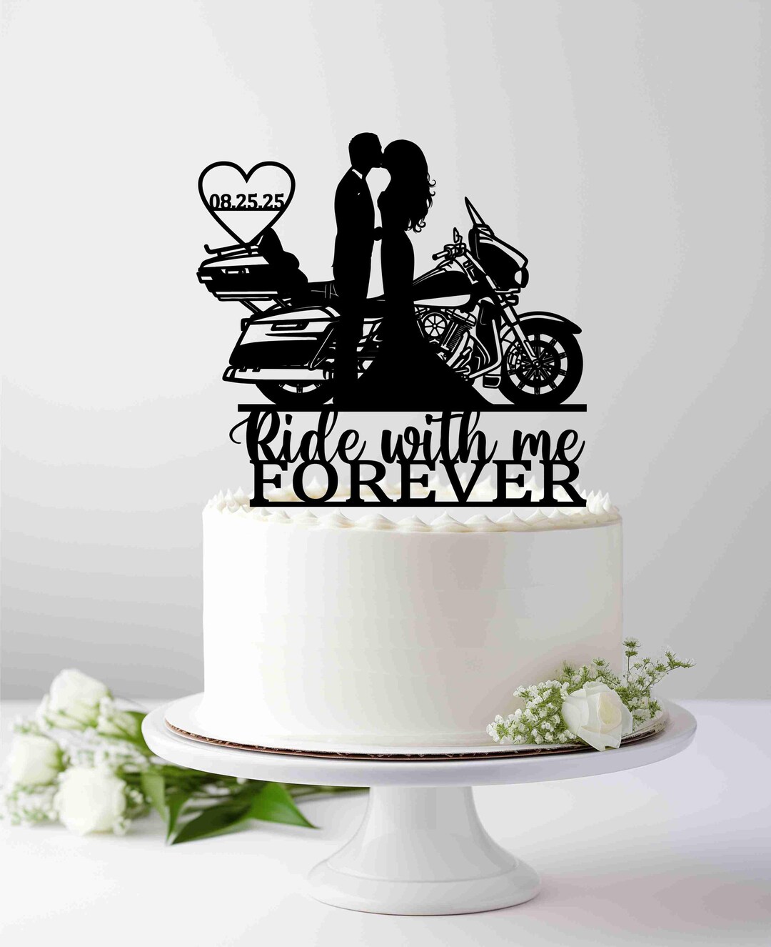 Ride With Me Forever, Harley Ultra Limited Motorcycle Wedding Cake ...