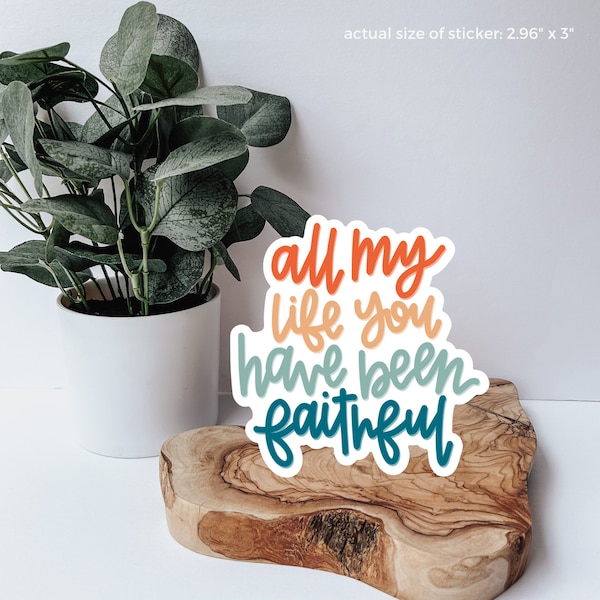 All My Life You Have Been Faithful Song - Etsy