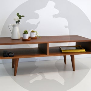 Coffee Table / Modern Mid Century Table / Media Console / - Etsy