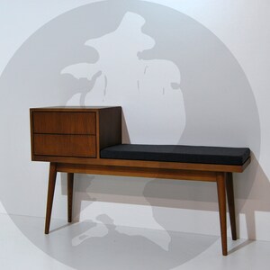 Gossip Bench Gossip Table Entryway Bench Retro Telephone - Etsy