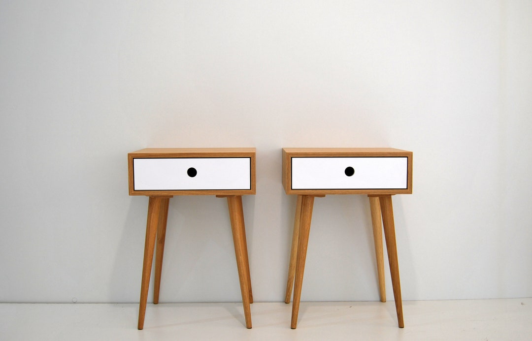 Pair of Nightstand, Night Stand, Bedside Table, Bed Side Table, Side ...