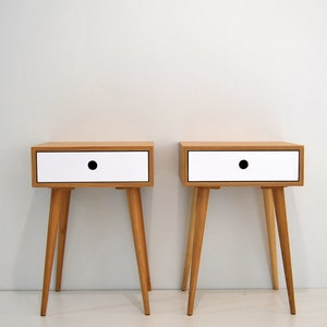 Pair of Nightstand, Night Stand, Bedside Table, Bed Side Table, Side ...