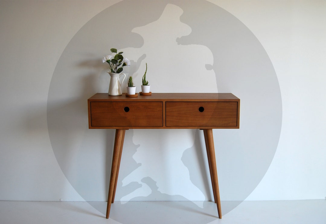 Moderrn Mid Century Dressing Table Console Sideboard With - Etsy