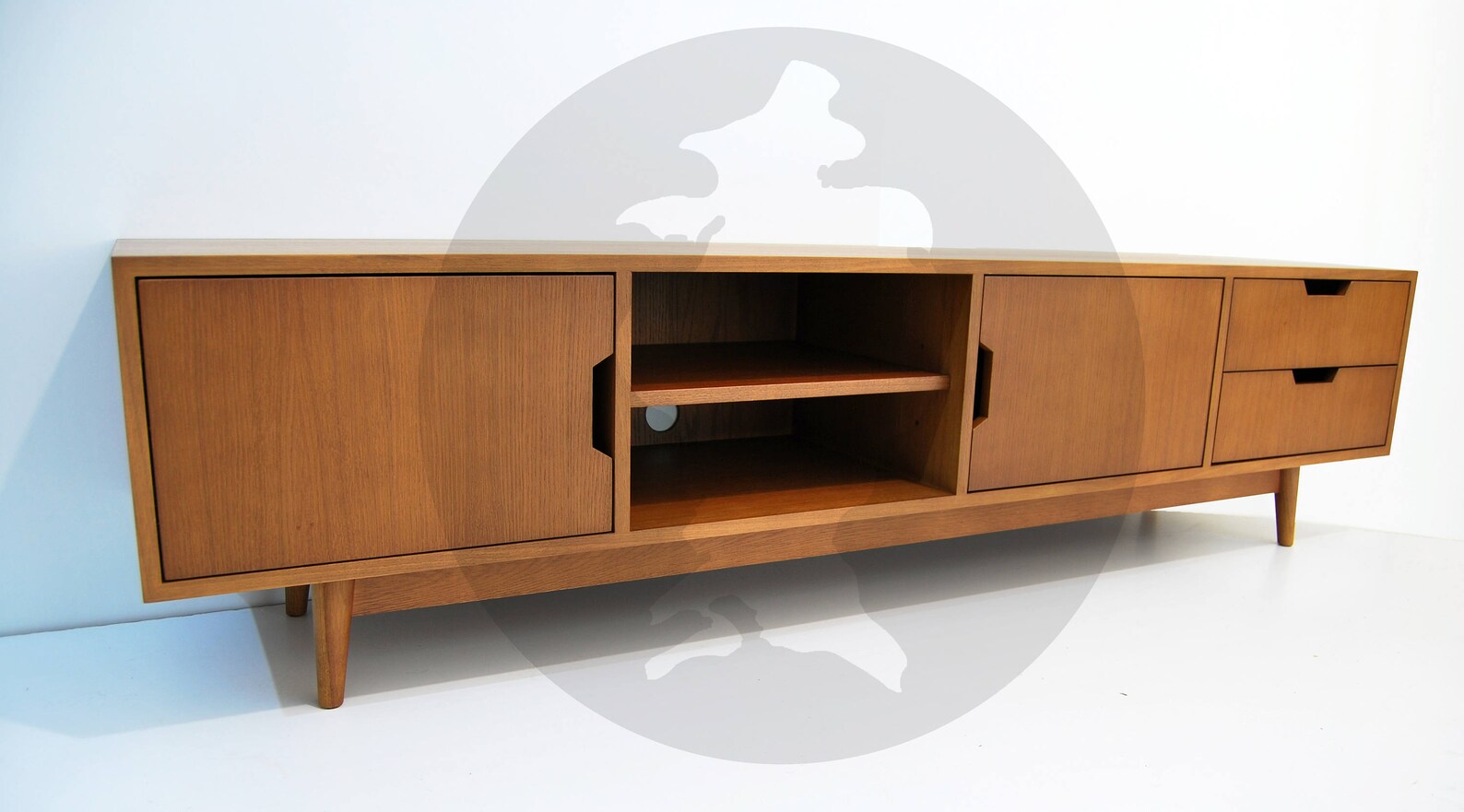 Mid Century Media Console / Tv Stand / Tv Unit / Low Sideboard - Etsy