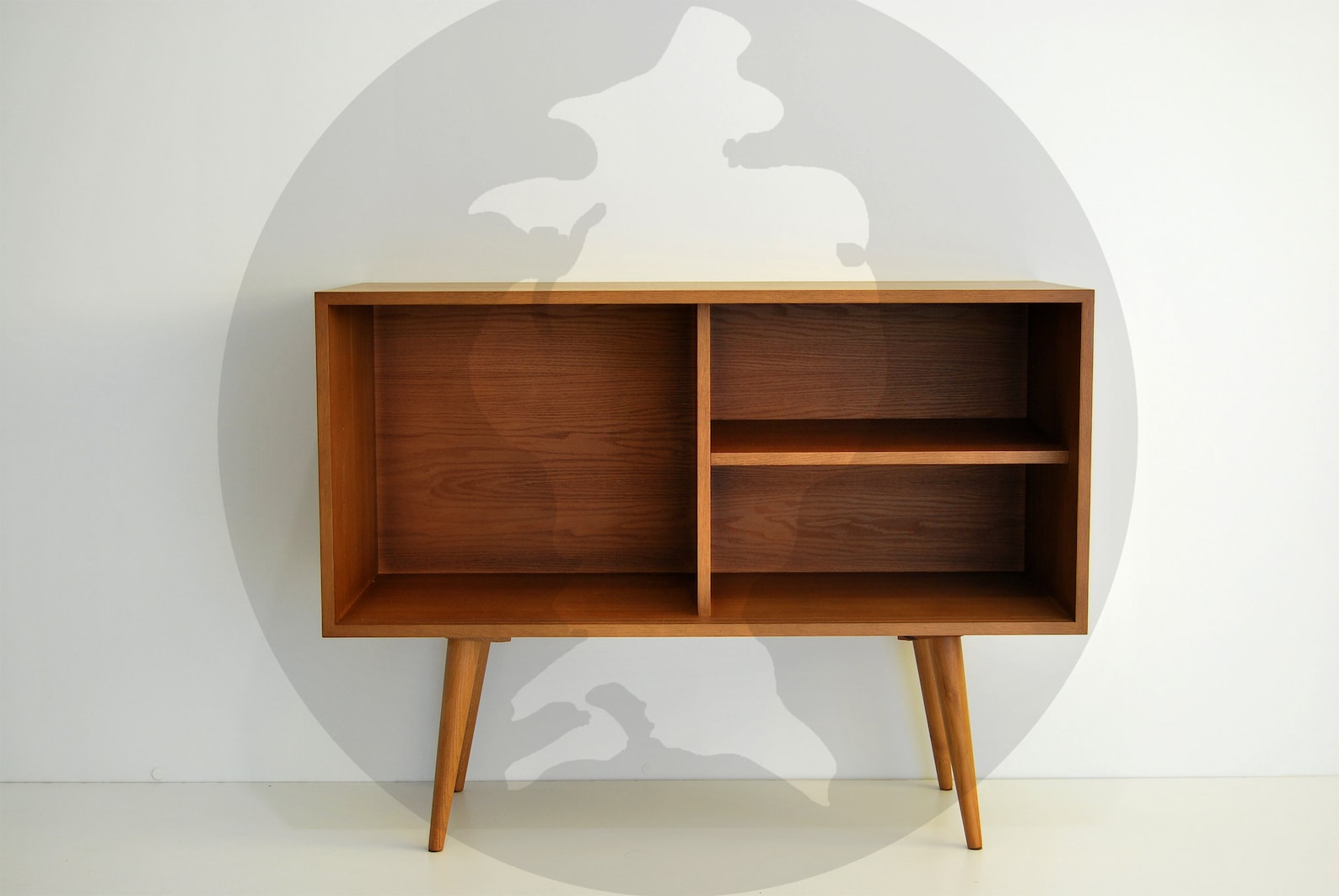 Vinyl Record Storage Mid Century Modern Sideboard Media - Etsy