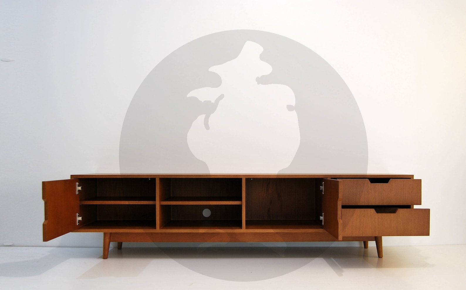 Mid Century Media Console / Tv Stand / Tv Unit / Low Sideboard - Etsy