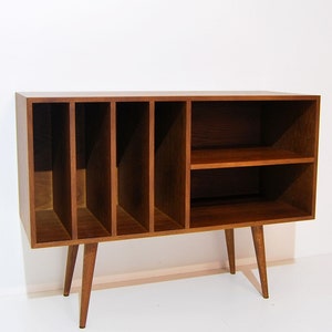 Vinyl Record Storage, Mid Century Modern Sideboard, Media Console ...