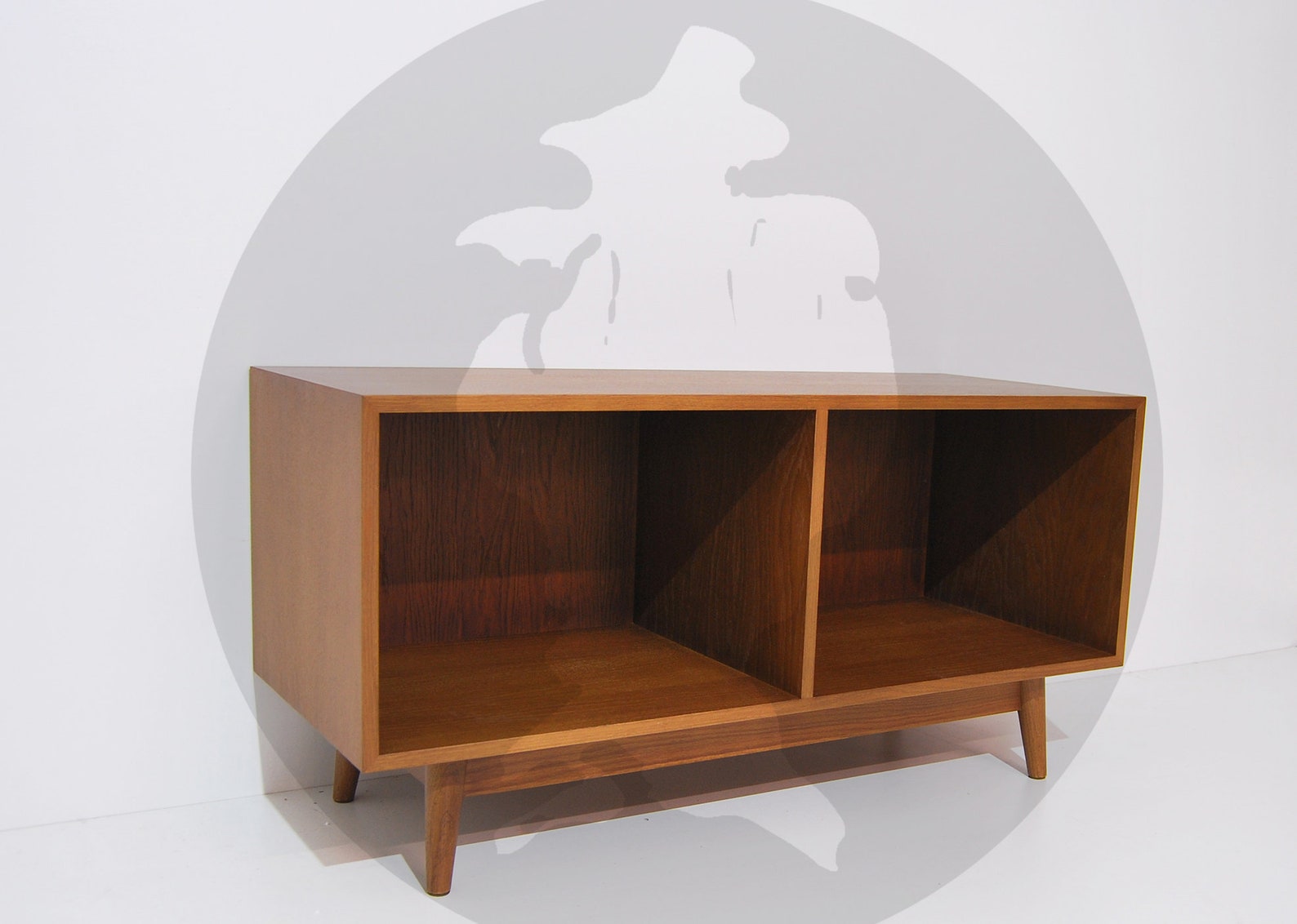 Vinyl Record Storage Mid Century Modern Sideboard Media | Etsy