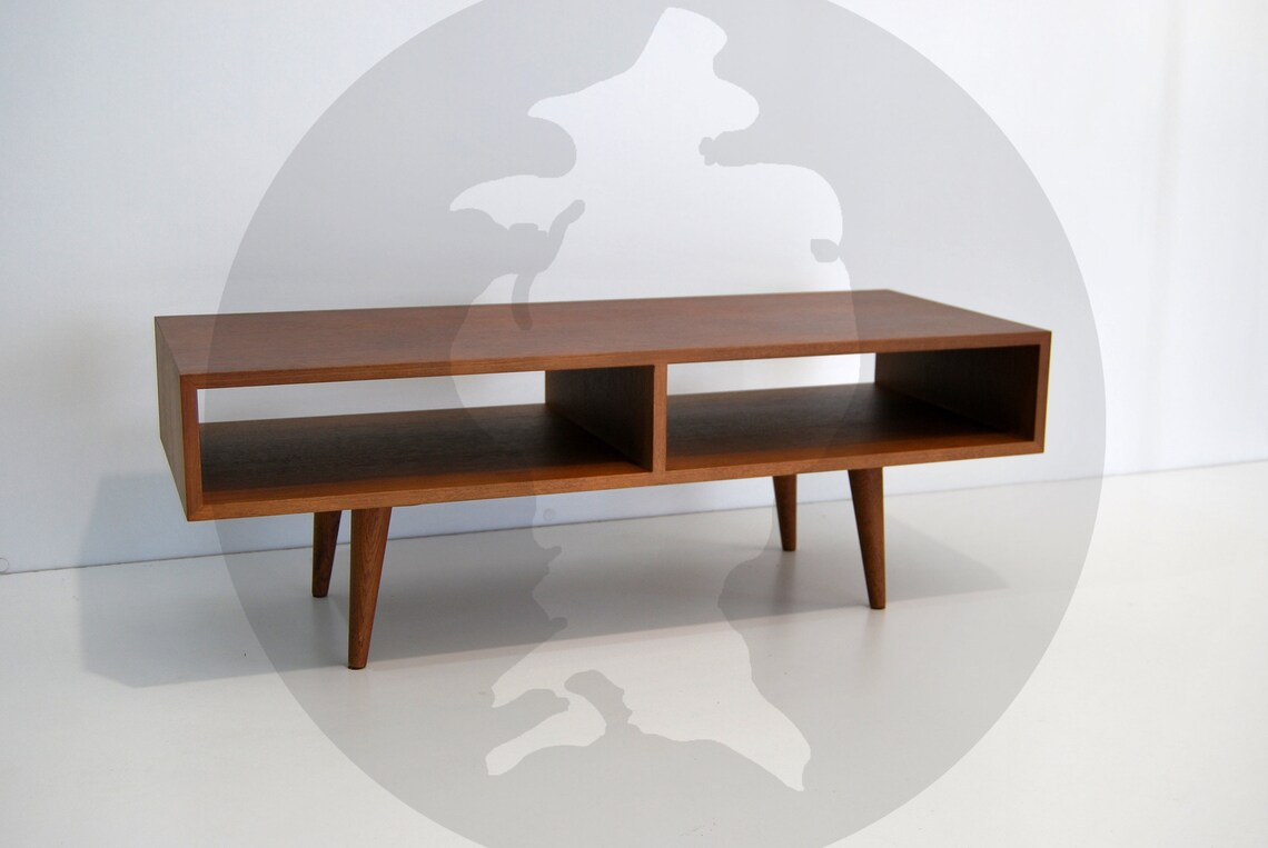 Coffee Table / Modern Mid Century Table / Media Console / | Etsy