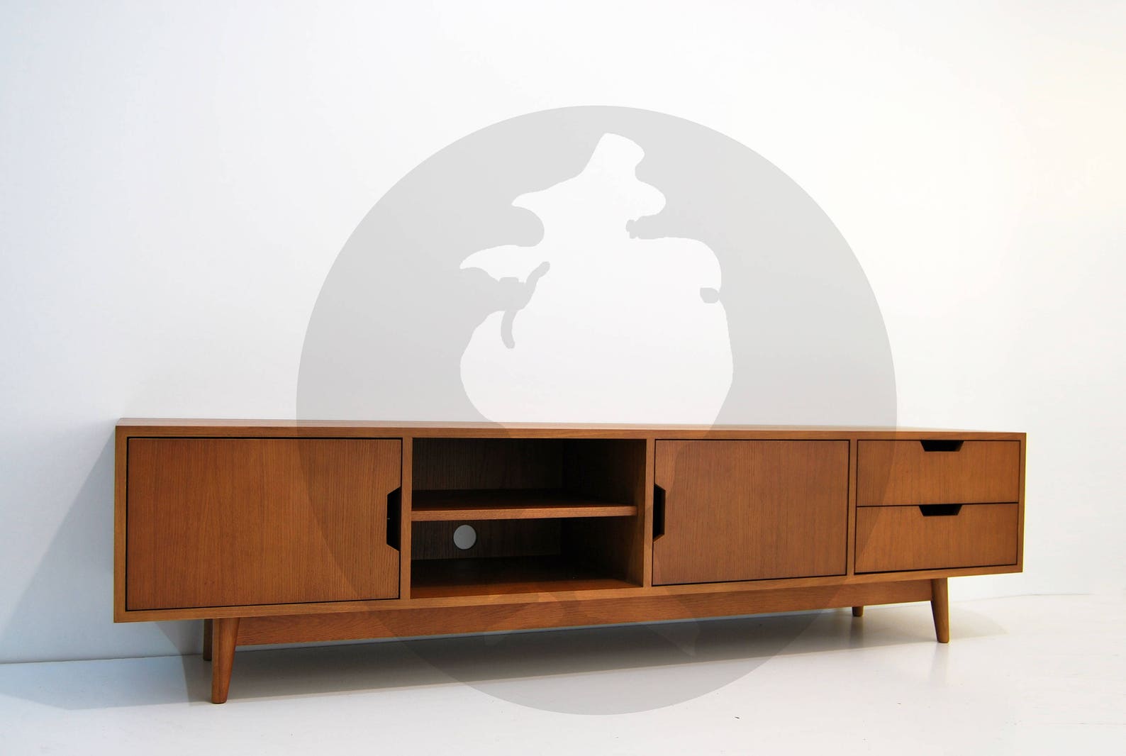 Mid Century Media Console / Tv Stand / Tv Unit / Low | Etsy