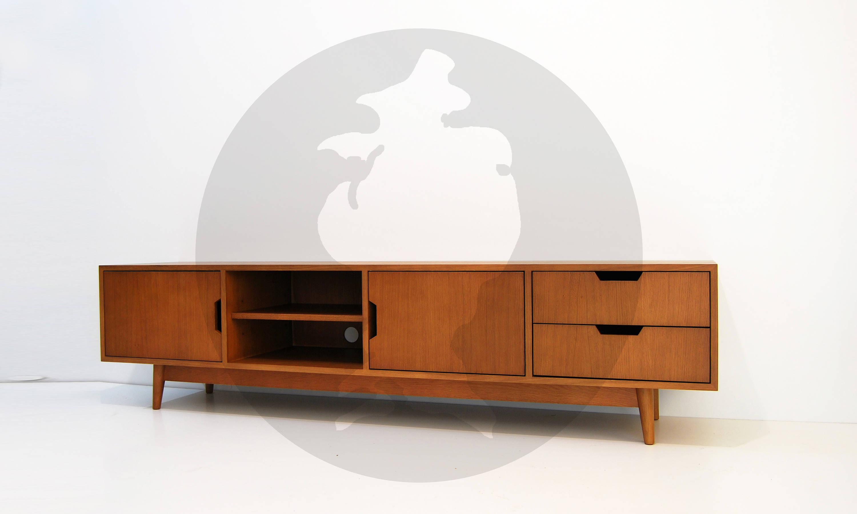 Mid Century Media Console / Tv Stand / Tv Unit / Low Sideboard - Etsy