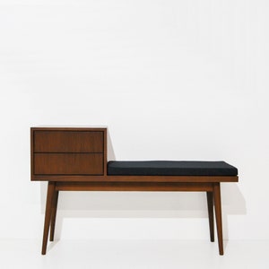 Gossip Bench, Gossip Table, Entryway Bench, Retro Telephone Table, Mid ...