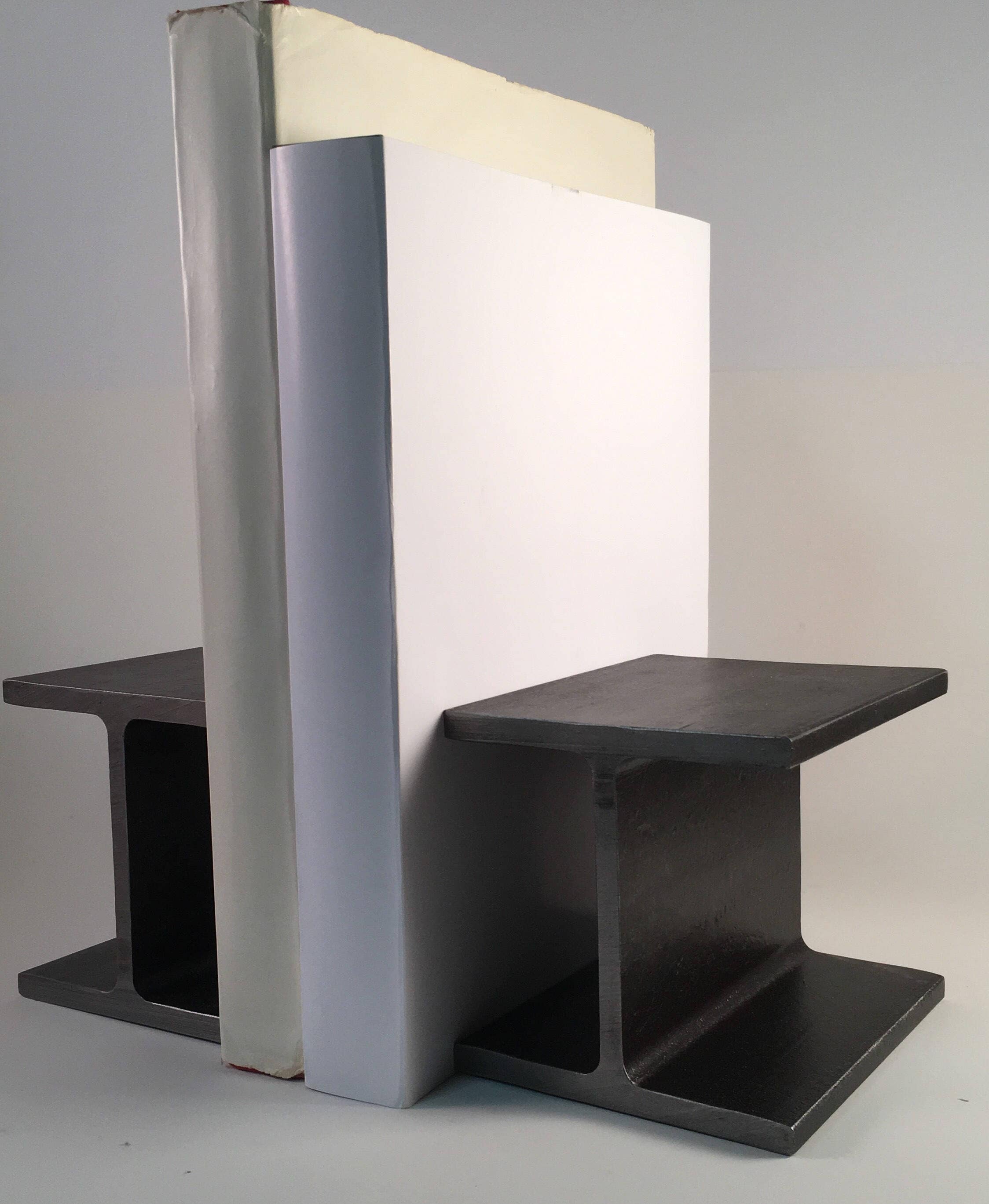 Bookends Steel I Beam Office Decor Professional - Etsy