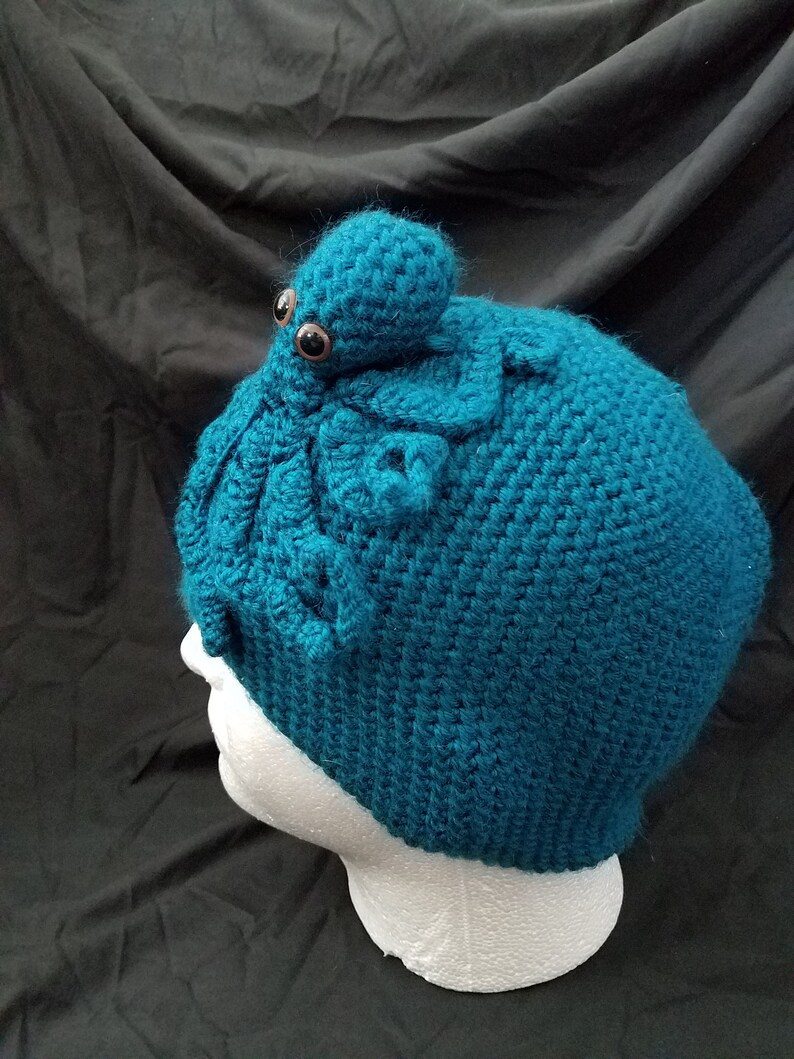 Crocheted Octopus Hat - Etsy