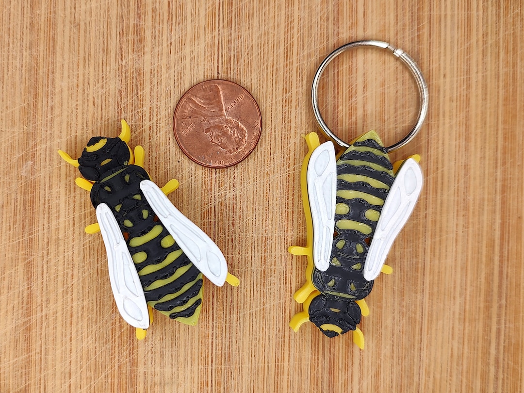 3d Printed Paper Wasp: Keyring, Magnet - Etsy