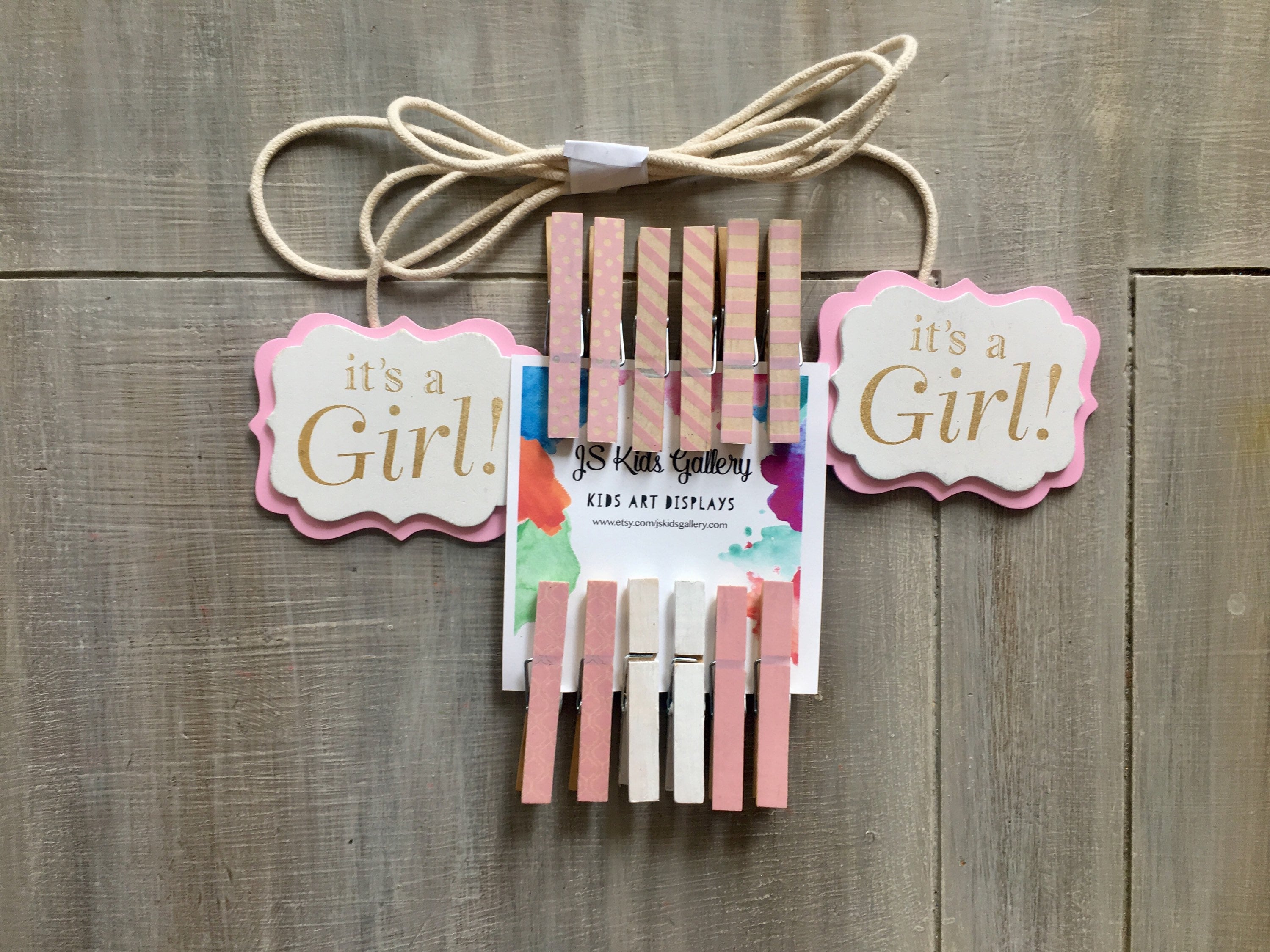 Onesie Displaybaby Shower Girls Clothesline Display Baby - Etsy