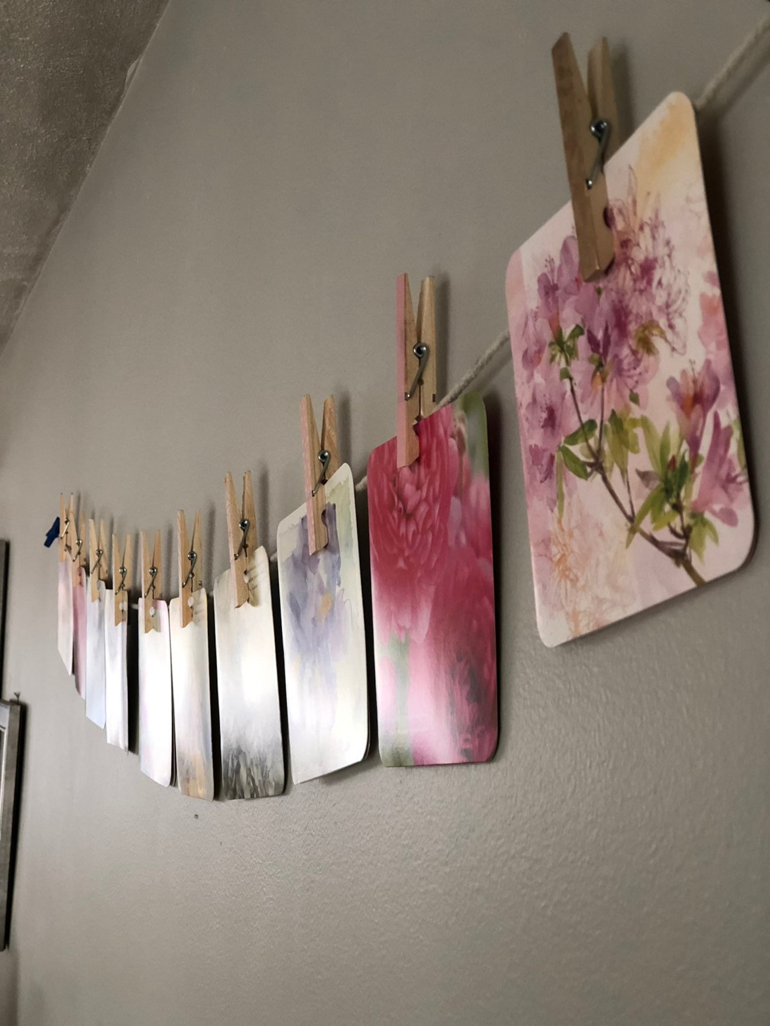 Star Clothesline Artwork Display Rainbow Art Work Display - Etsy